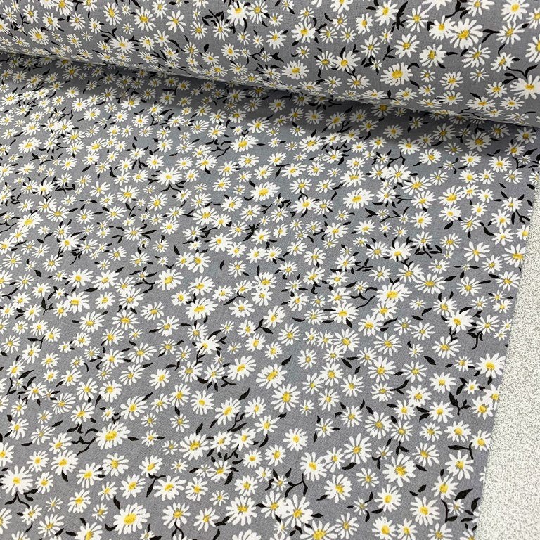 Small Print Floral Fabric Daisy Fabric Tiny Flower Fabric | Etsy