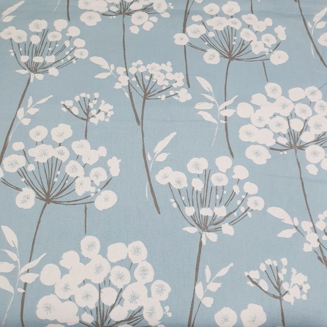 Boho Floral Fabric, Large Flower Fabric, Linen Upholstery Fabric, Big ...