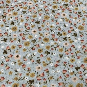 Small Print Fabric, Tiny Floral Fabric, Flower Cotton Fabric, Quilting ...