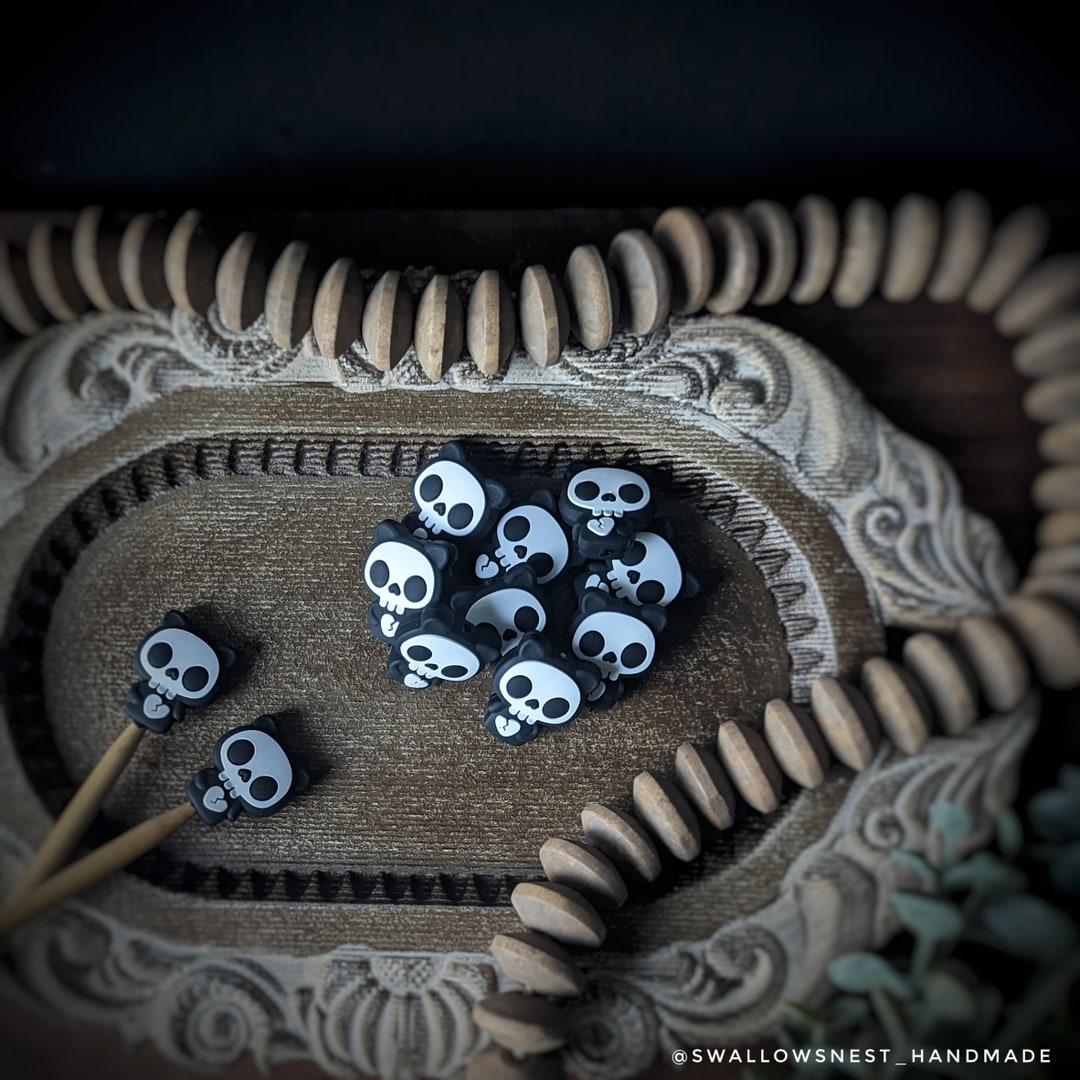 Deady-bear Stitch Stoppers Goth Animal Stitch Stoppers - Etsy