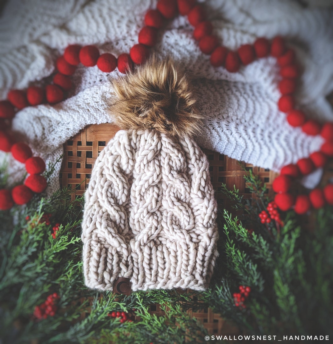 Luxury Wool Beanie, Wool Beanie, Winter Hat, Handmade Wool Hat, Merino ...