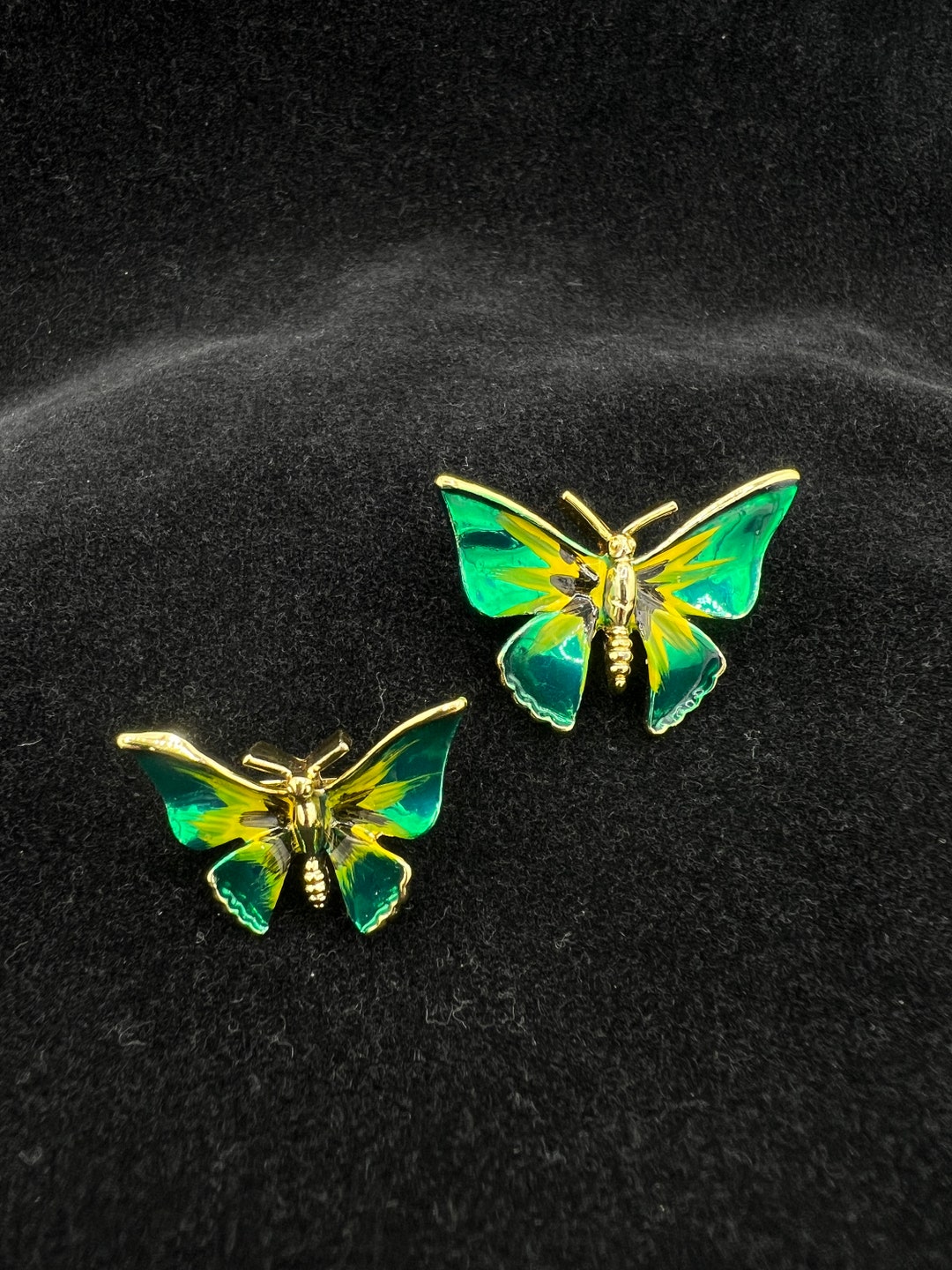Vintage Enamel Butterfly Pin Vintage Butterfly Scatter Pins Vtg Lapel ...
