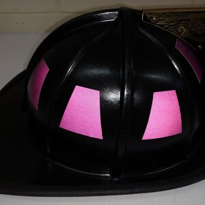 8 Reflective Soft Pink Fire Helmet Tetrahedrons Tets Firefighter - Etsy
