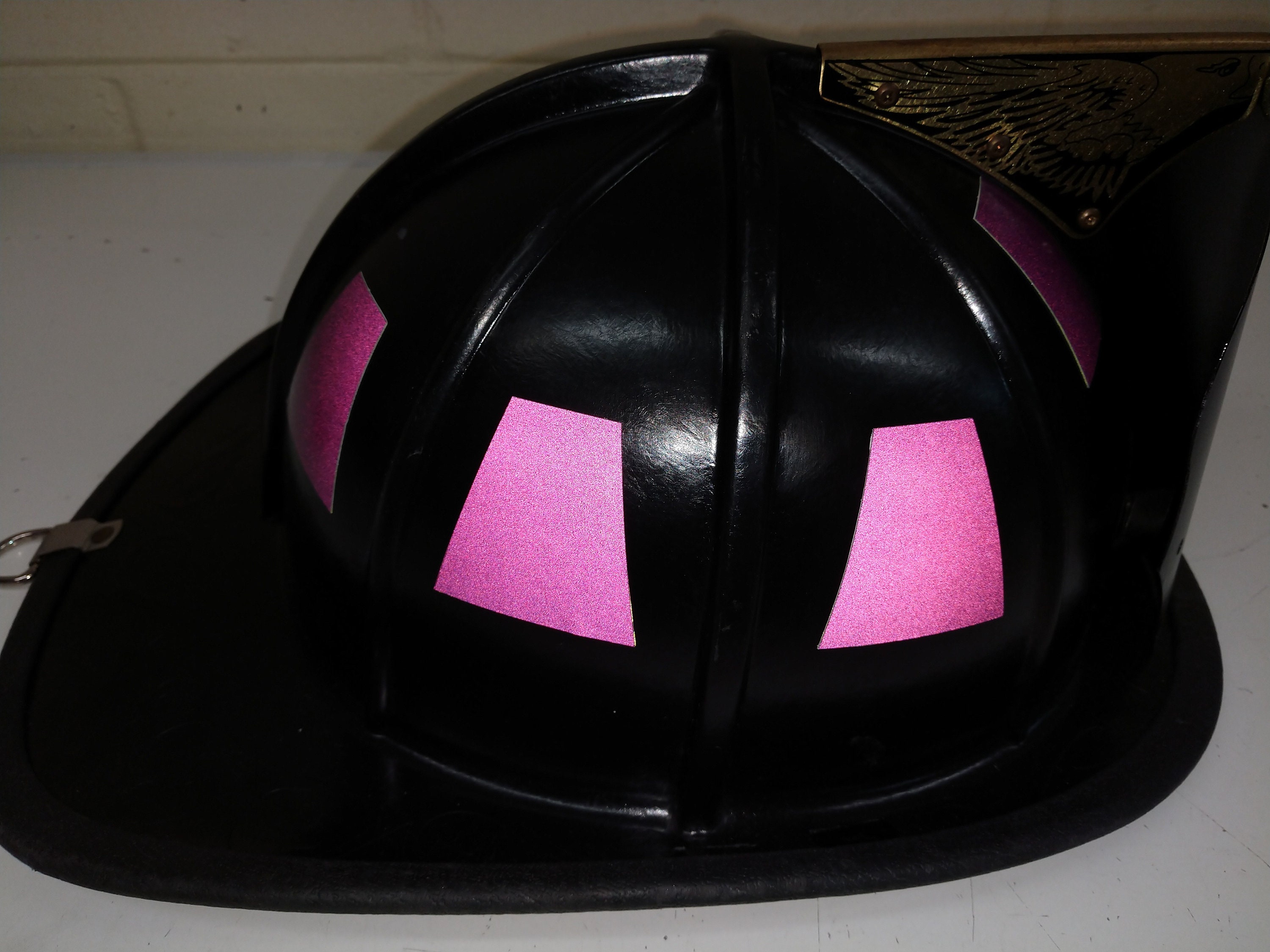 8 Reflective Soft Pink Fire Helmet Tetrahedrons Tets | Etsy