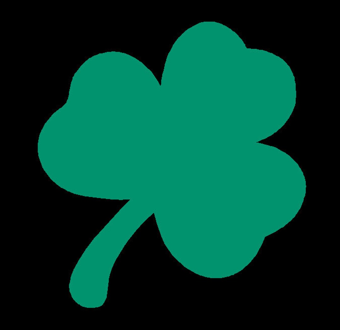 Reflective Clover / Shamrock Car or Fire Helmet Decal Multiple Sizes No ...