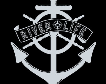 River Life Decal - Etsy