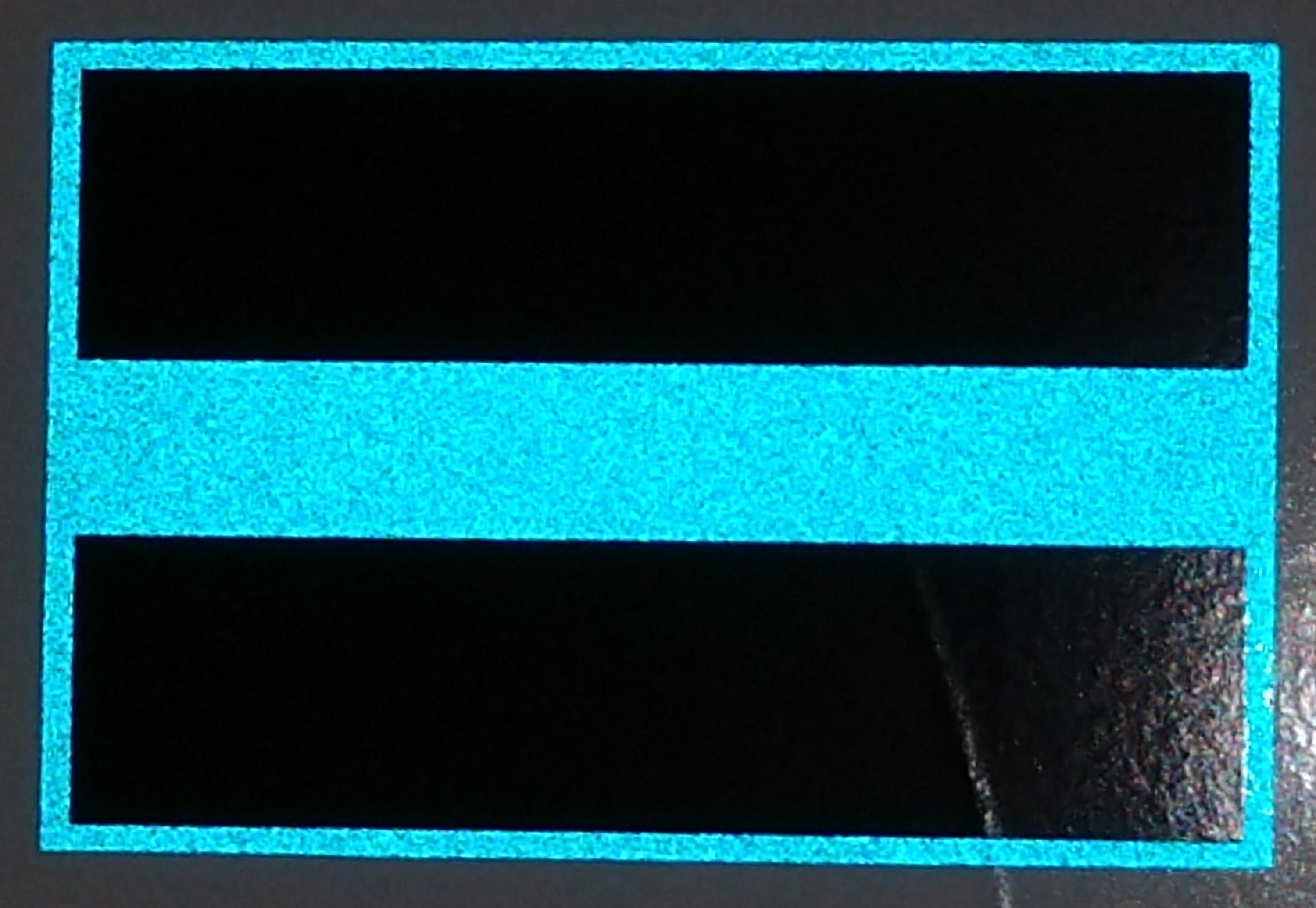 Reflective Thin Blue Line Rectangle Window Decal Police Law Enforcement ...