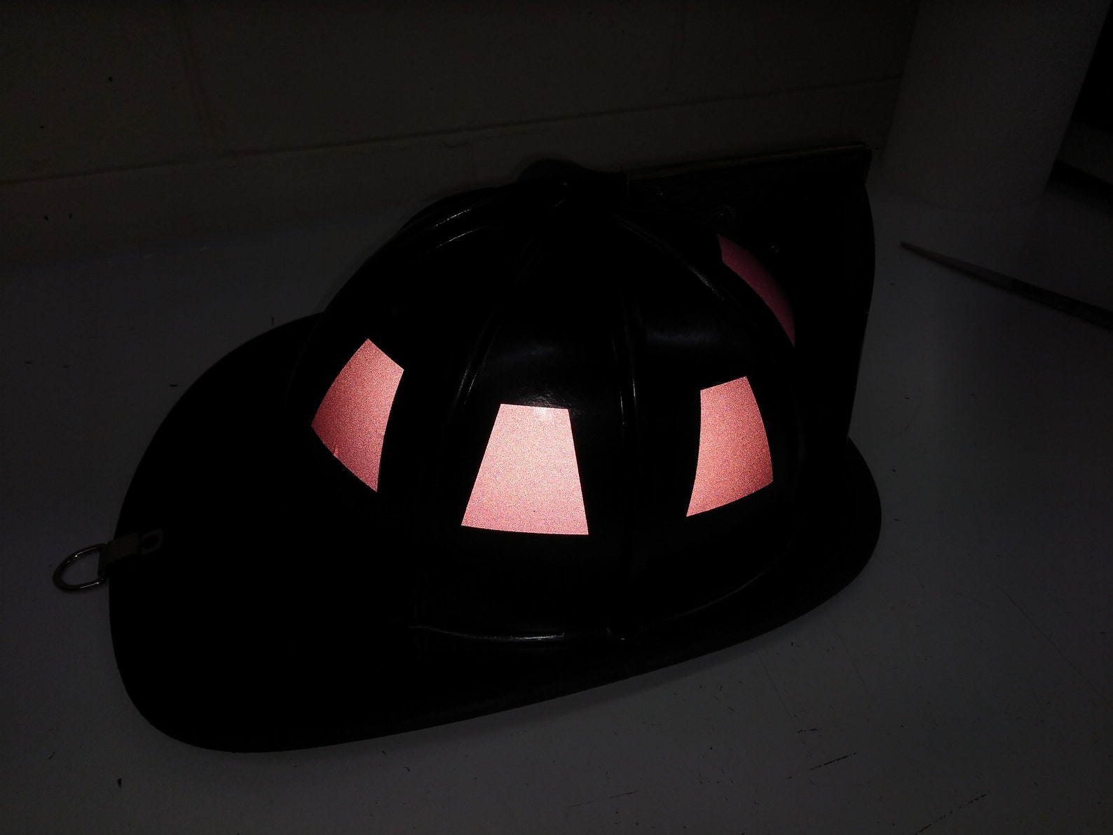 8 Reflective Soft Pink Fire Helmet Tetrahedrons Tets Firefighter - Etsy