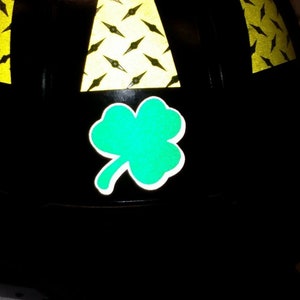 Reflective Clover / Shamrock Car or Fire Helmet Decal Multiple Sizes - Etsy