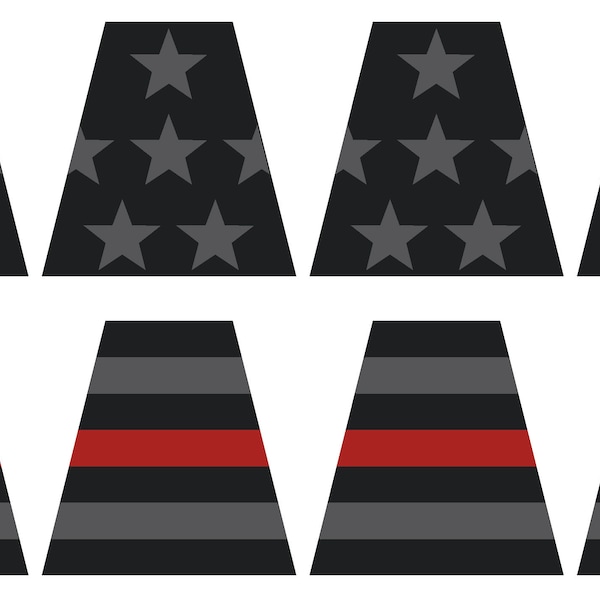 American Flag Firefighter Helmet Sticker - Etsy