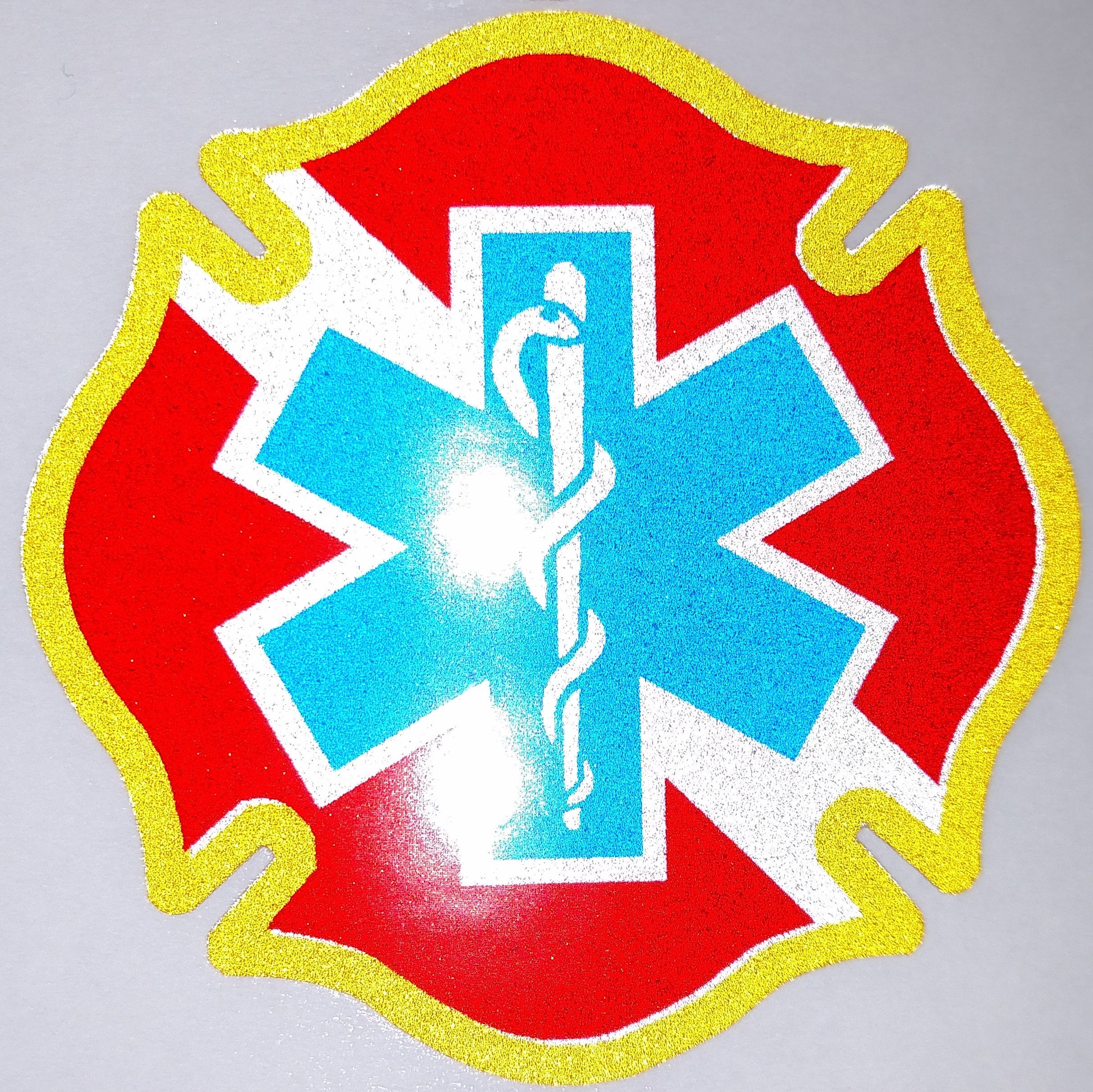 Reflective Vinyl Dive Rescue Star of Life Maltese Cross Car or | Etsy