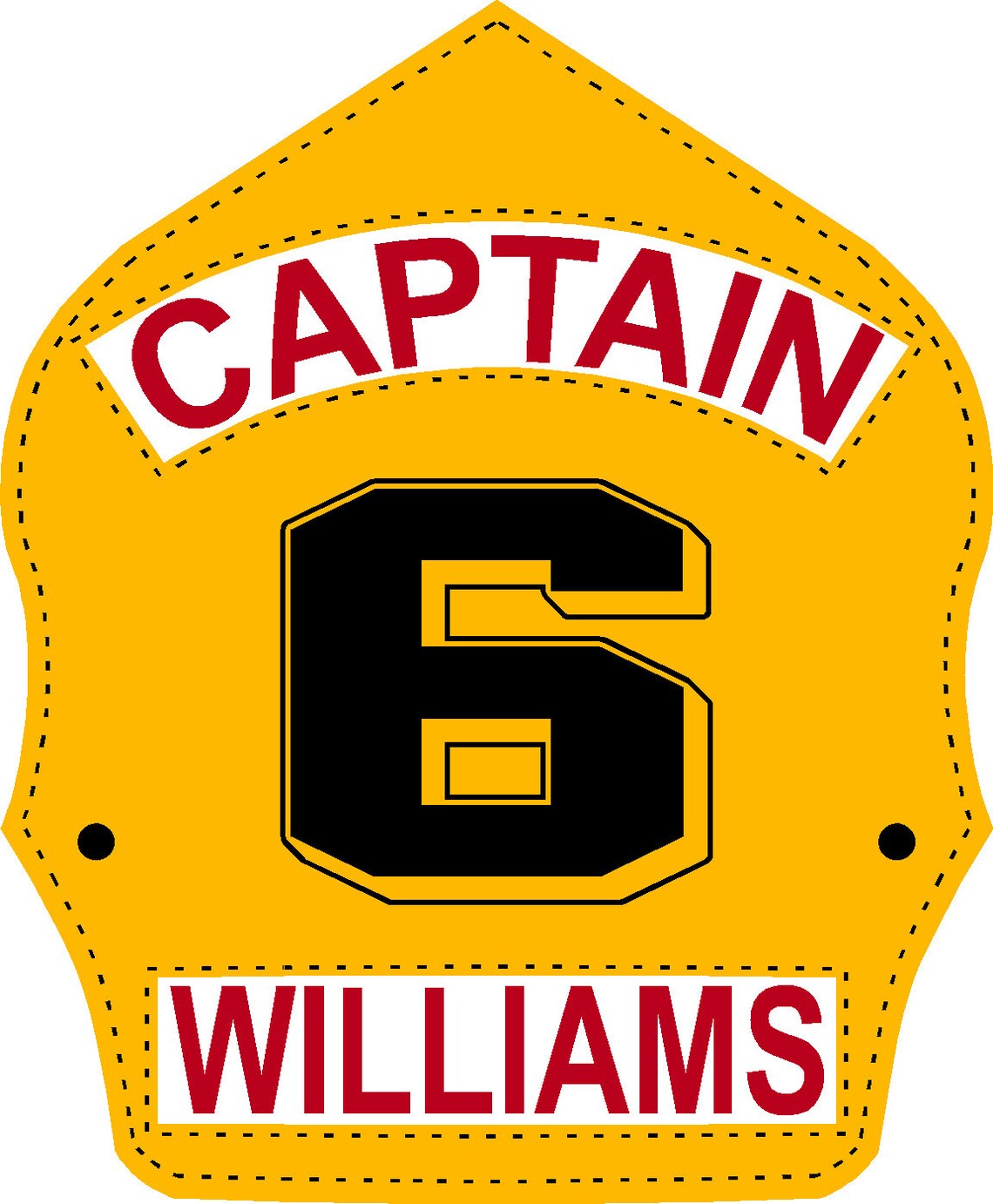 Custom Firefighter Helmet Shield Decal You Pick the Colors, Text, Font ...