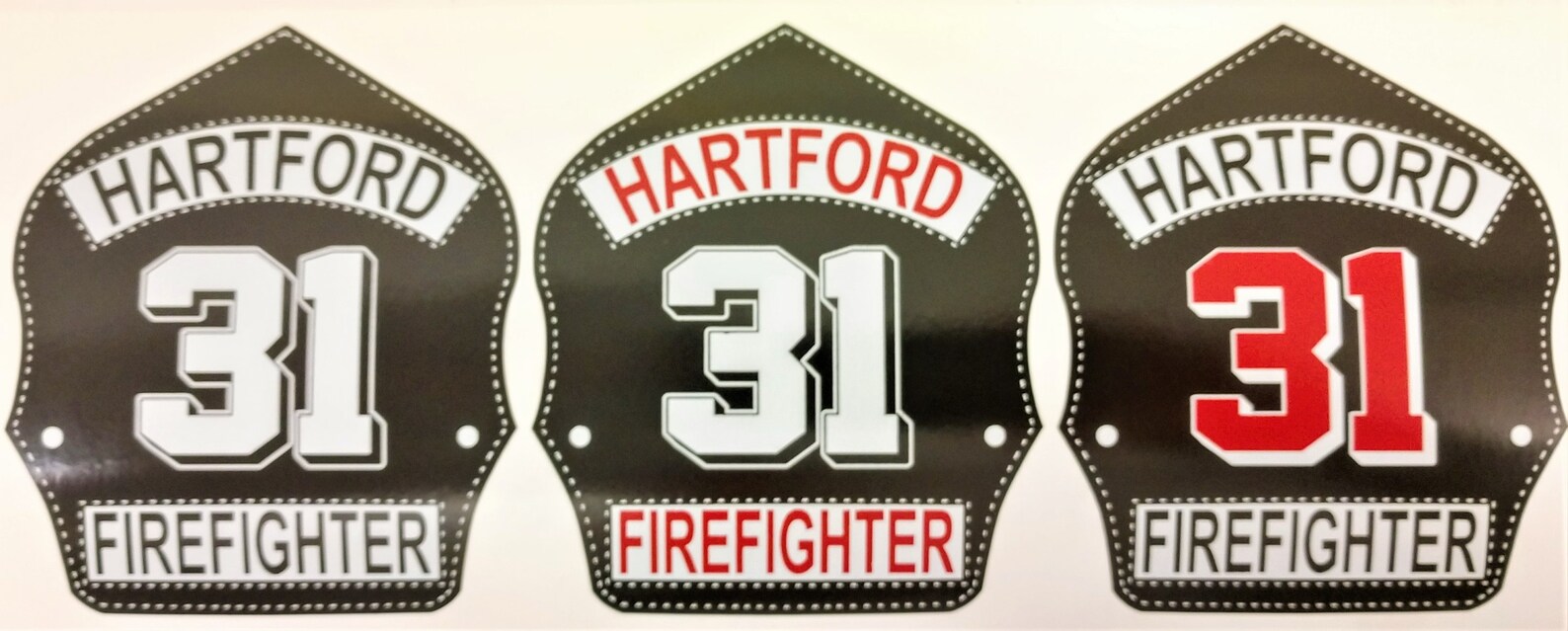 Custom Firefighter Helmet Shield Decal You Pick the Colors, Text, Font ...