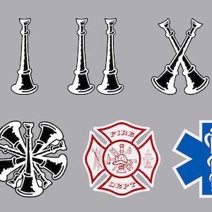 Custom Half License Plate Topper Reflective 4x12 Fire EMS Top or Bottom ...