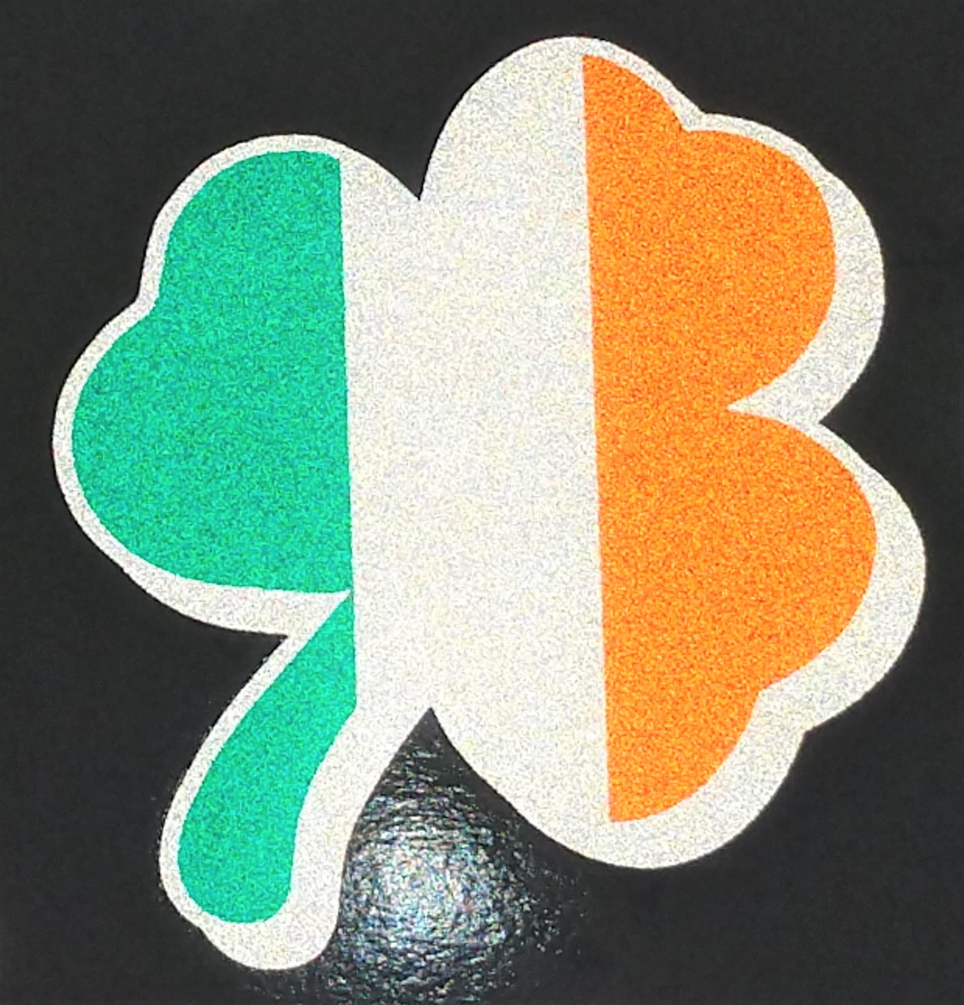 Irish Flag Four Leaf Clover