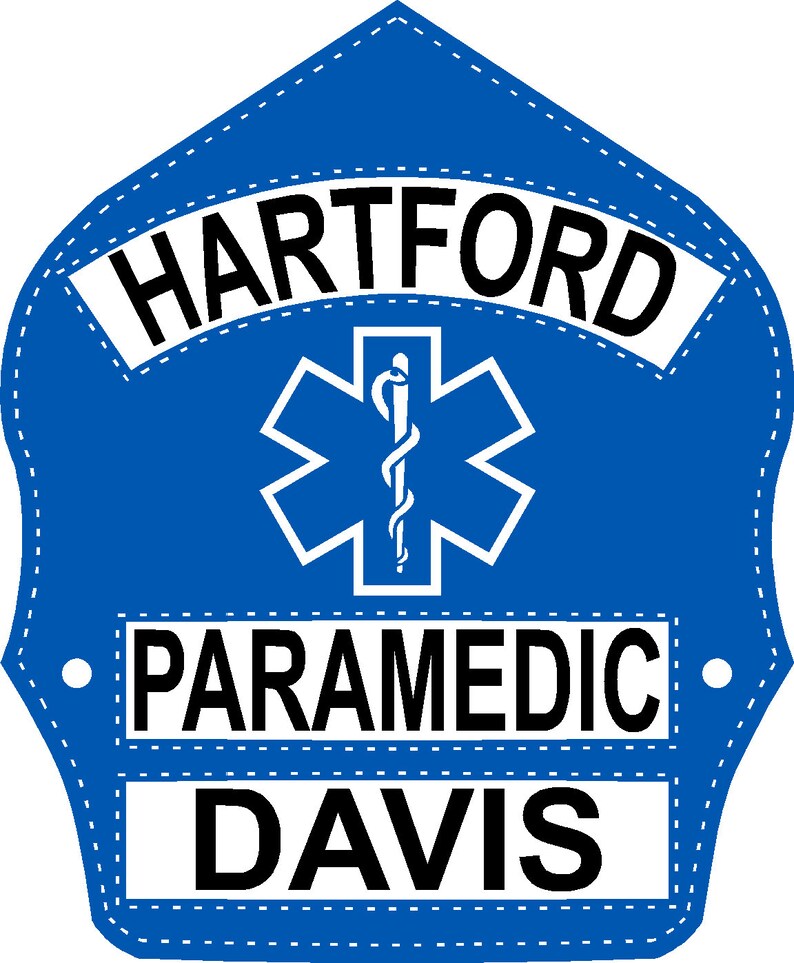 Custom Firefighter Helmet Shield Decal You Pick the Colors, Text, Font ...