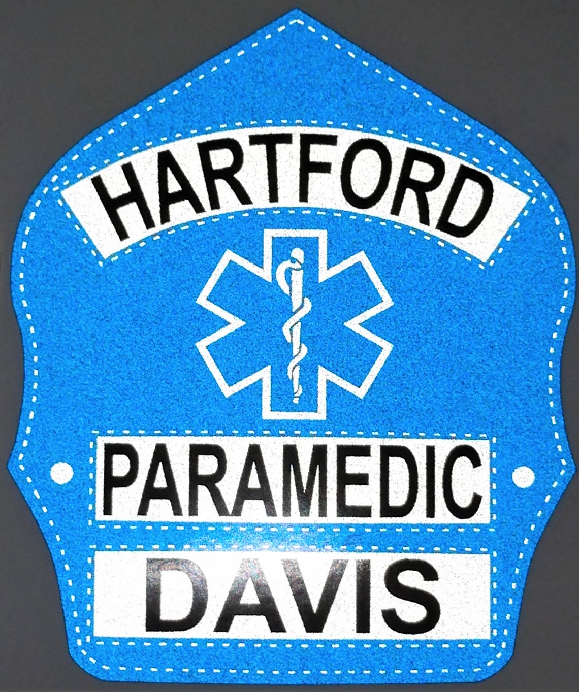 Custom Firefighter Helmet Shield Decal You Pick the Colors, Text, Font ...