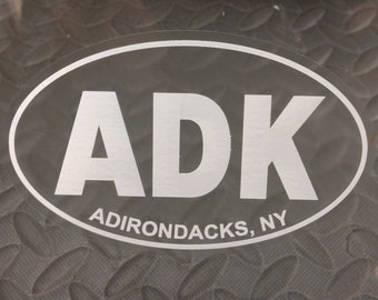 ADK Sticker Free Shipping / Adirondacks Sticker / ADK - Etsy
