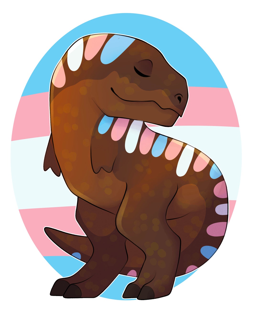 Prehistoric Pride Dinosaur Art Prints 8x10 or 5x7 LGBTQ Wall Art - Etsy