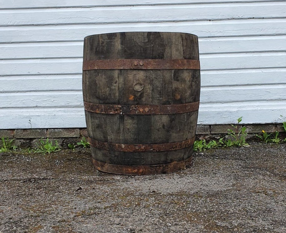 Tall 3/4 Large 70CM Reclaimed Oak Barrel Tree Shrub Bush - Etsy UK