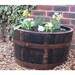 WHISKEY BARREL PLANTER Reclaimed Oak Cask Planters Freshly - Etsy