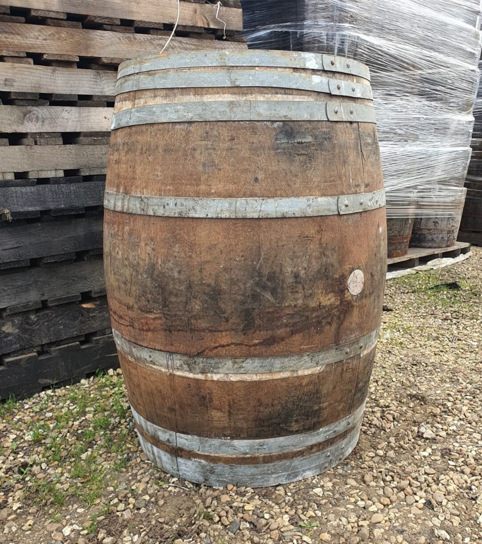 Large 70 Gallon Reclaimed Wine Whisky Barrel Cask Garden Home | Etsy