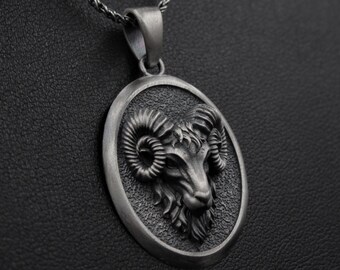 Ram Head Necklace | Etsy