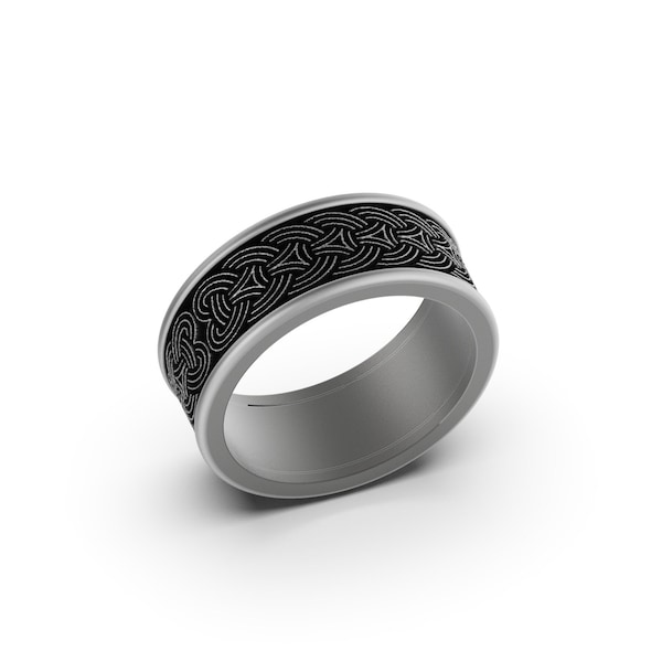 Tribal Wedding Band - Etsy