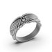 Divine Ring, Celestial Spear Ring, Angel Wings Band, Heavenly Silver ...
