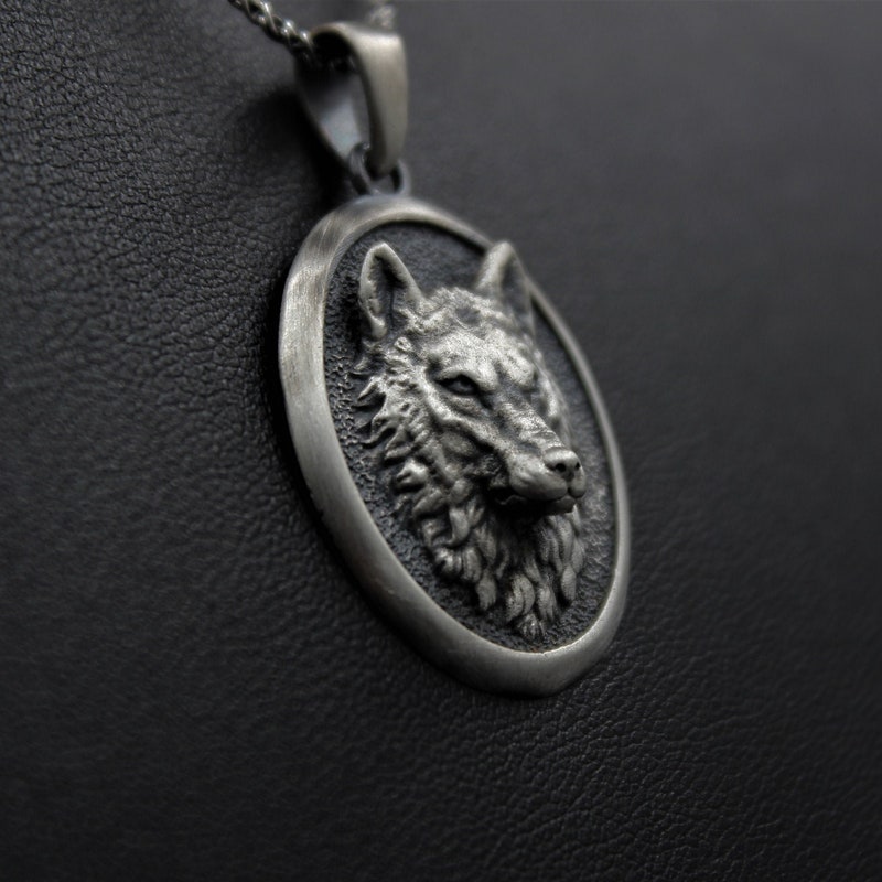 Wolf Necklace for Men - Etsy