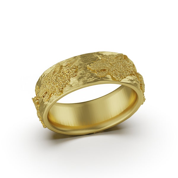 Wolf Ring - Etsy