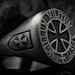 925 Silver St Joseph Religious Silver Signet Ring Christian Jewelry ...