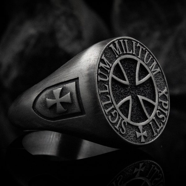 Knight Templar Ring - Etsy