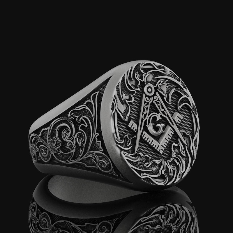 Masonic Ring - Etsy