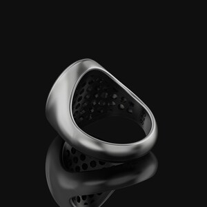 925 Silver St Joseph Religious Silver Signet Ring Christian Jewelry ...