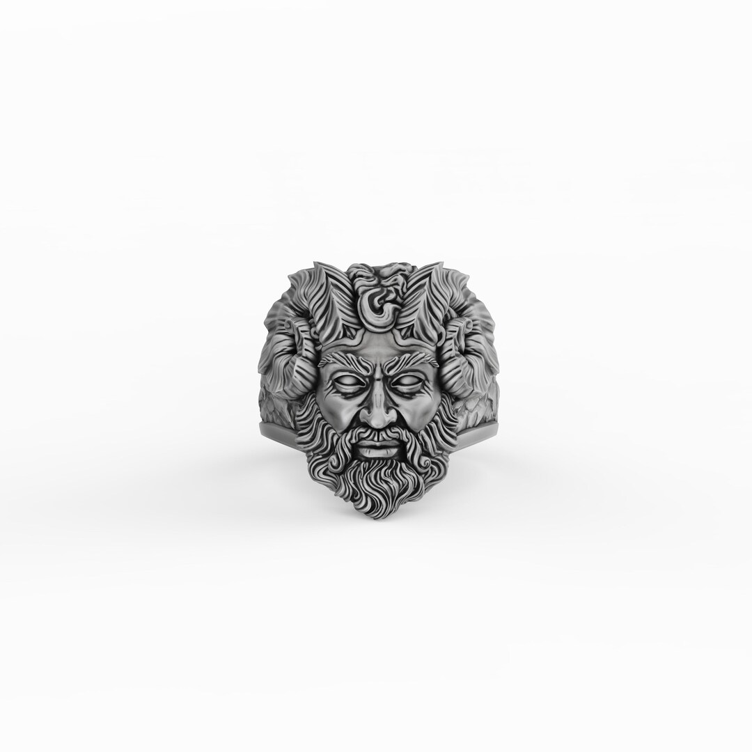 Czernobog Ring - Slavic God of Darkness Jewelry, Mythological Symbol ...