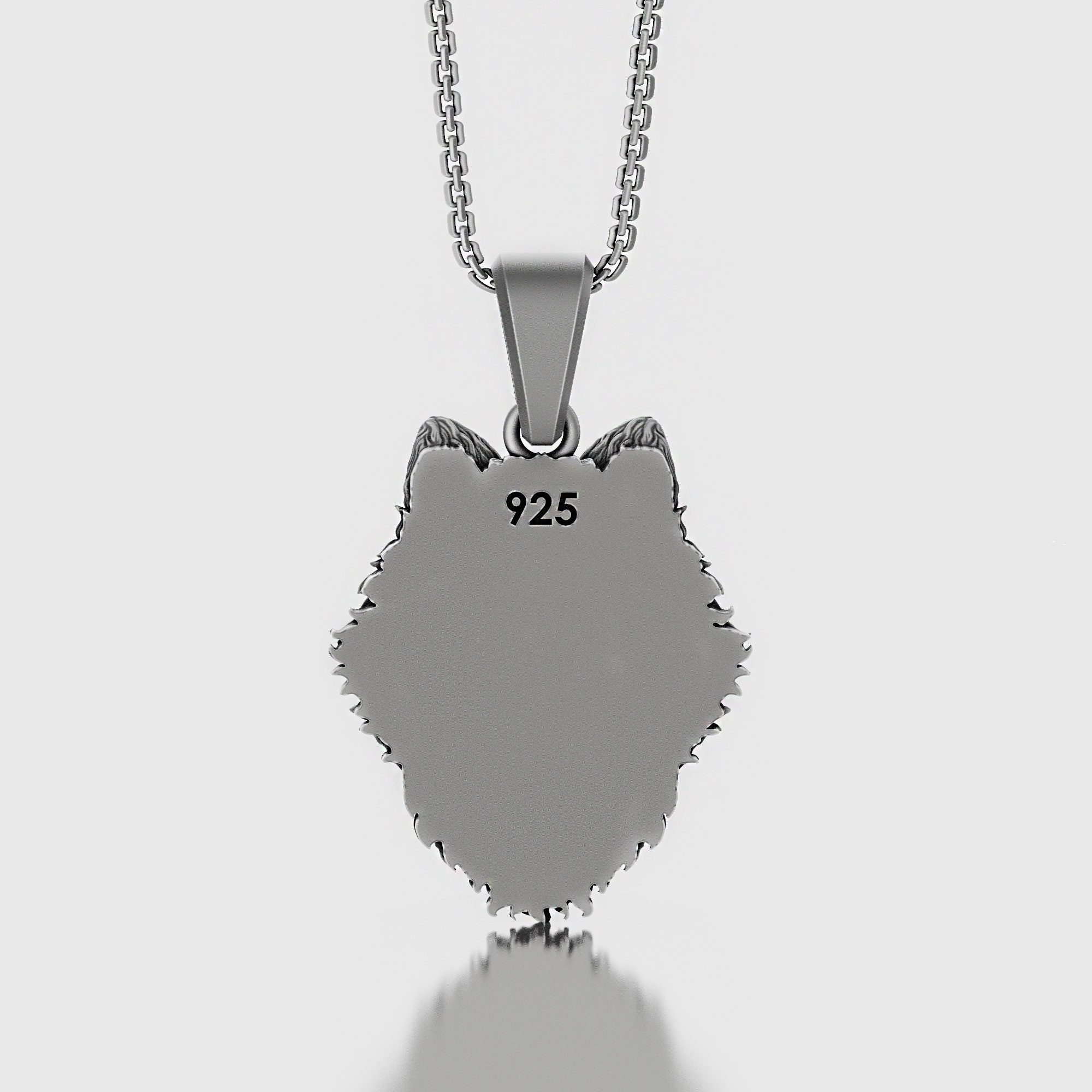 Wolf Silver Wolf Pendant Wolf Jewelry Men's Wolf - Etsy