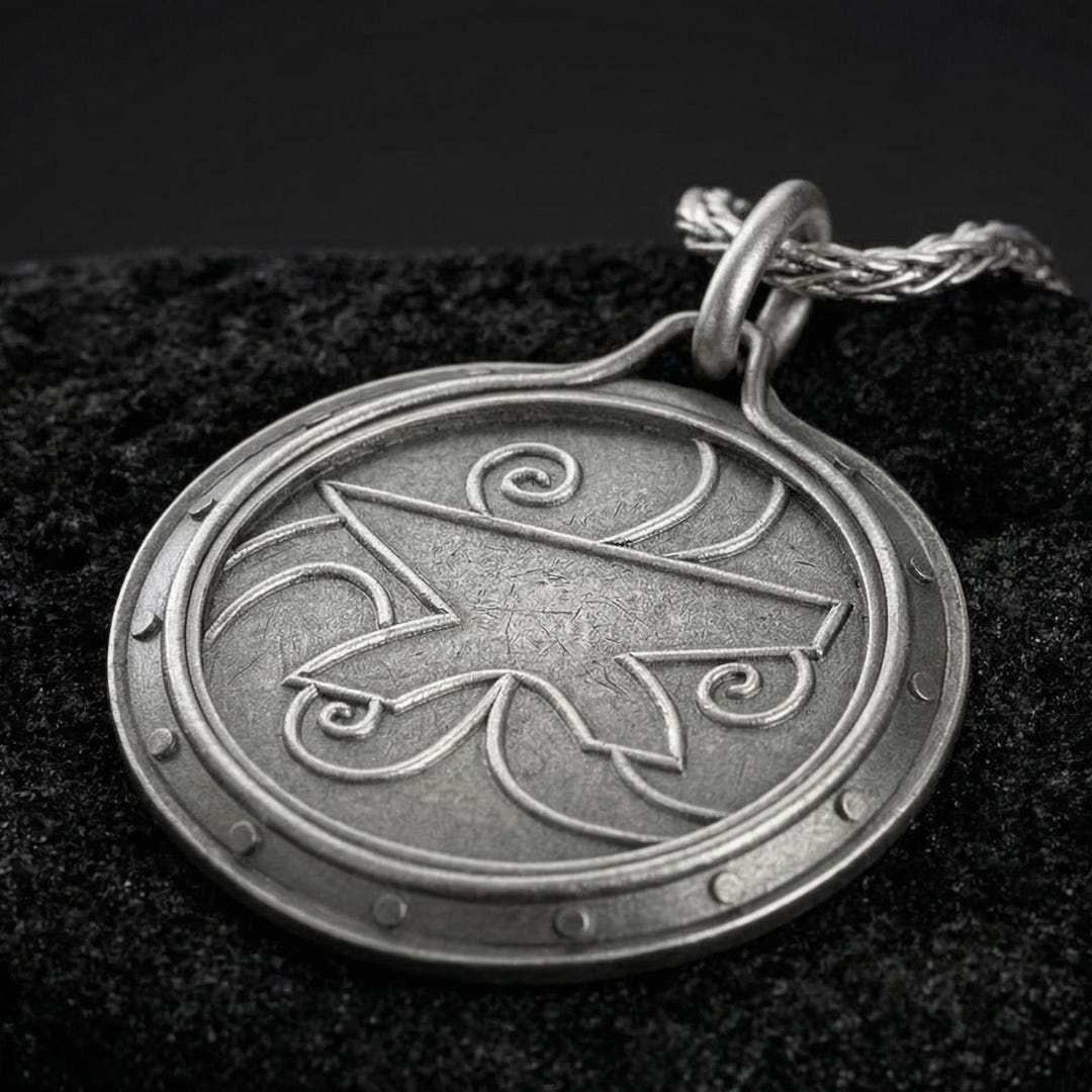 Amulet of Zenithar Pendant – Skyrim Inspired 925 Silver Amulet ...