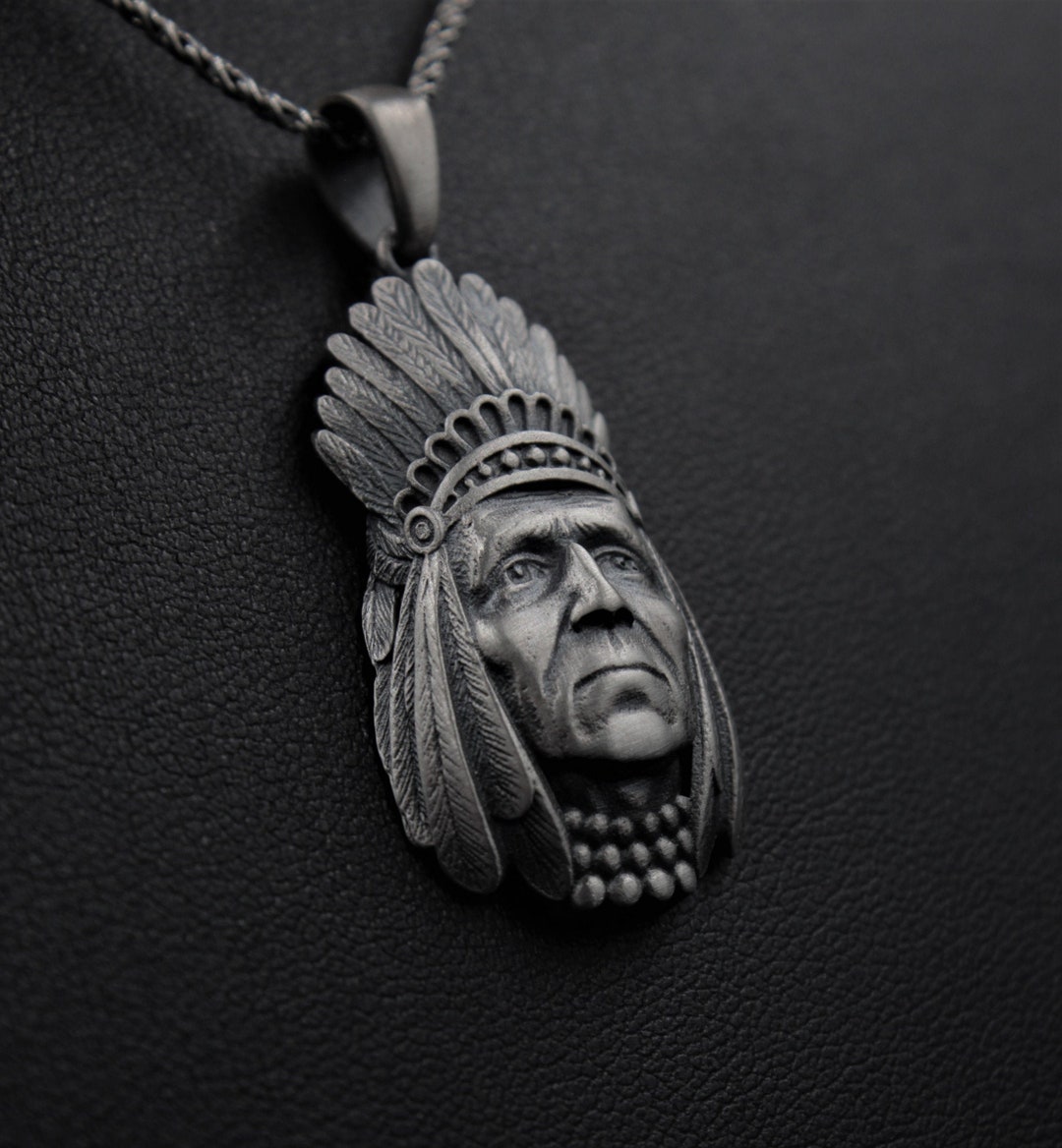 Native American Pendant Indian Jewelry Navajo Necklace Tribal - Etsy