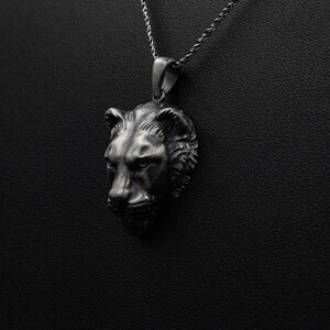 3D Lioness Necklace, Silver Lioness Head, Lioness Pendant, Lioness ...