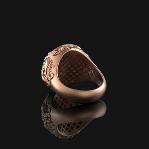 Silver Religious Cathedralic Symbol Ring - Christianity Jewelry ...