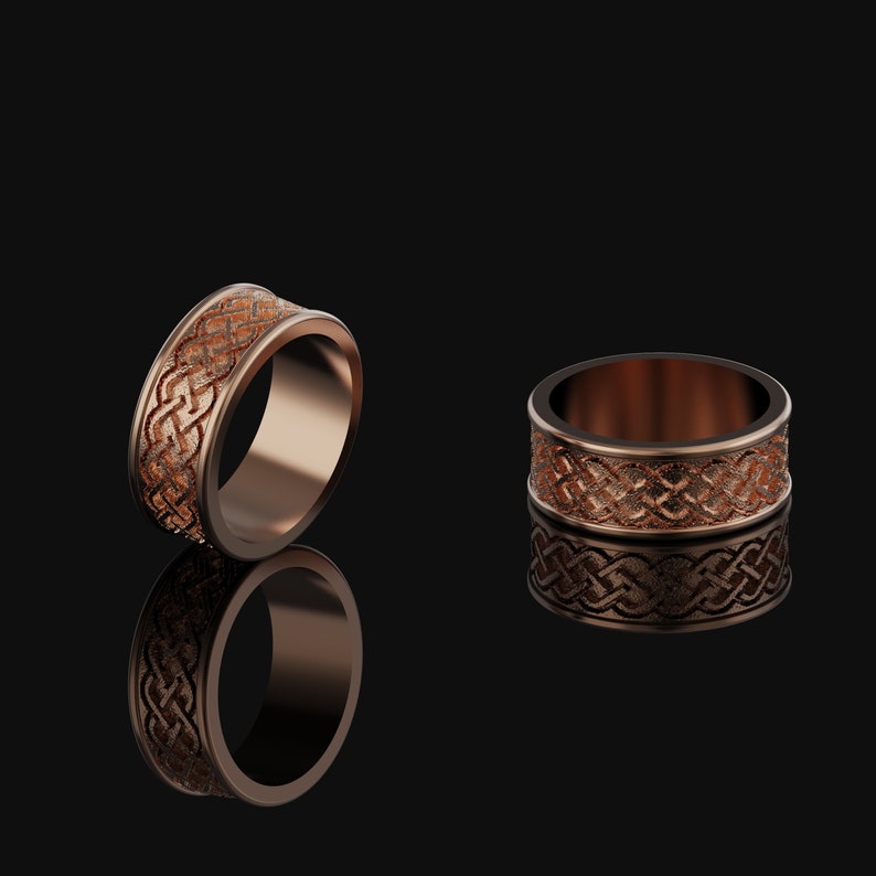 Celtic Knot Ring Norse Jewelry Irish Viking Promise - Etsy