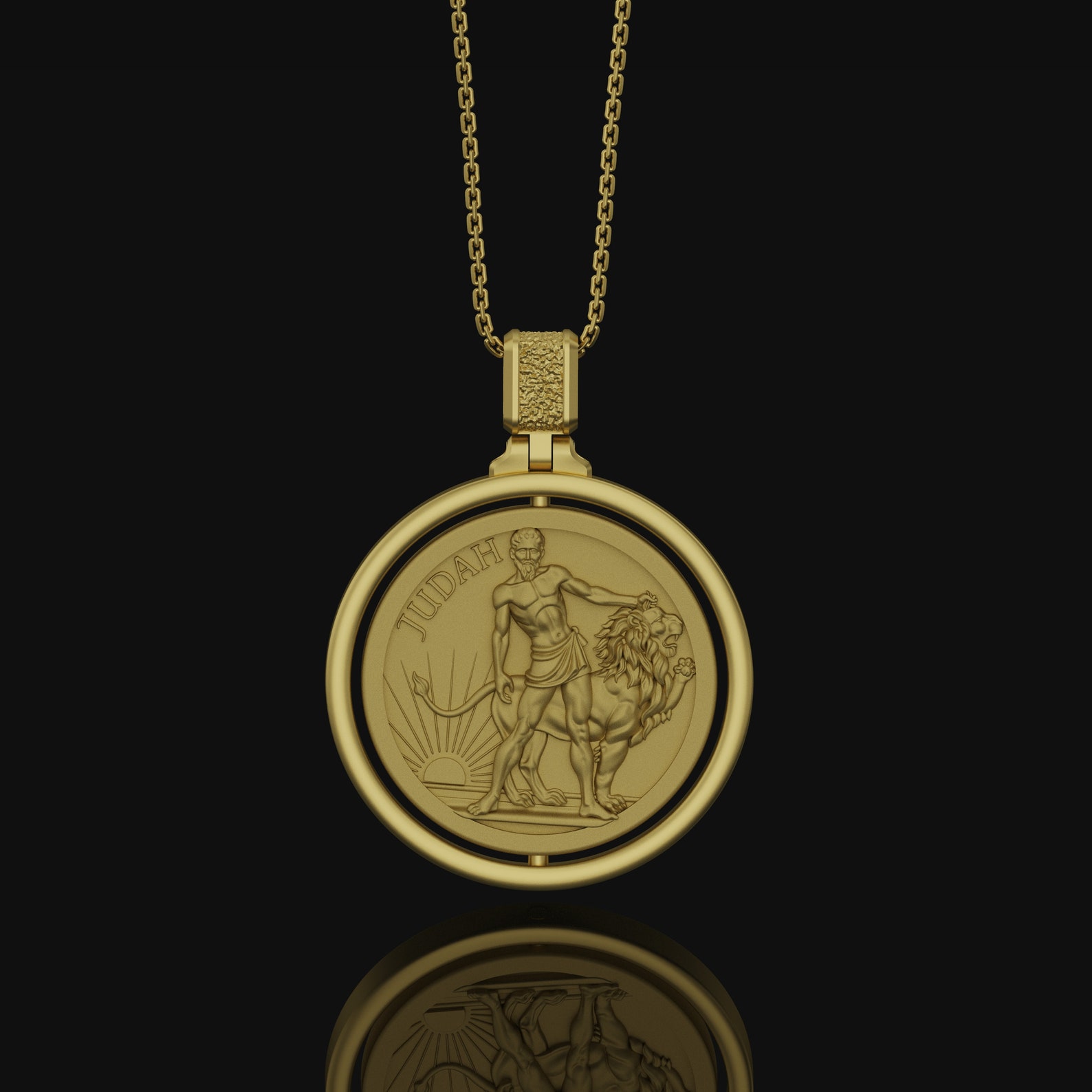 Lion of Judah, Kingdom of Judah, Jerusalem Emblem, Christian Necklace ...