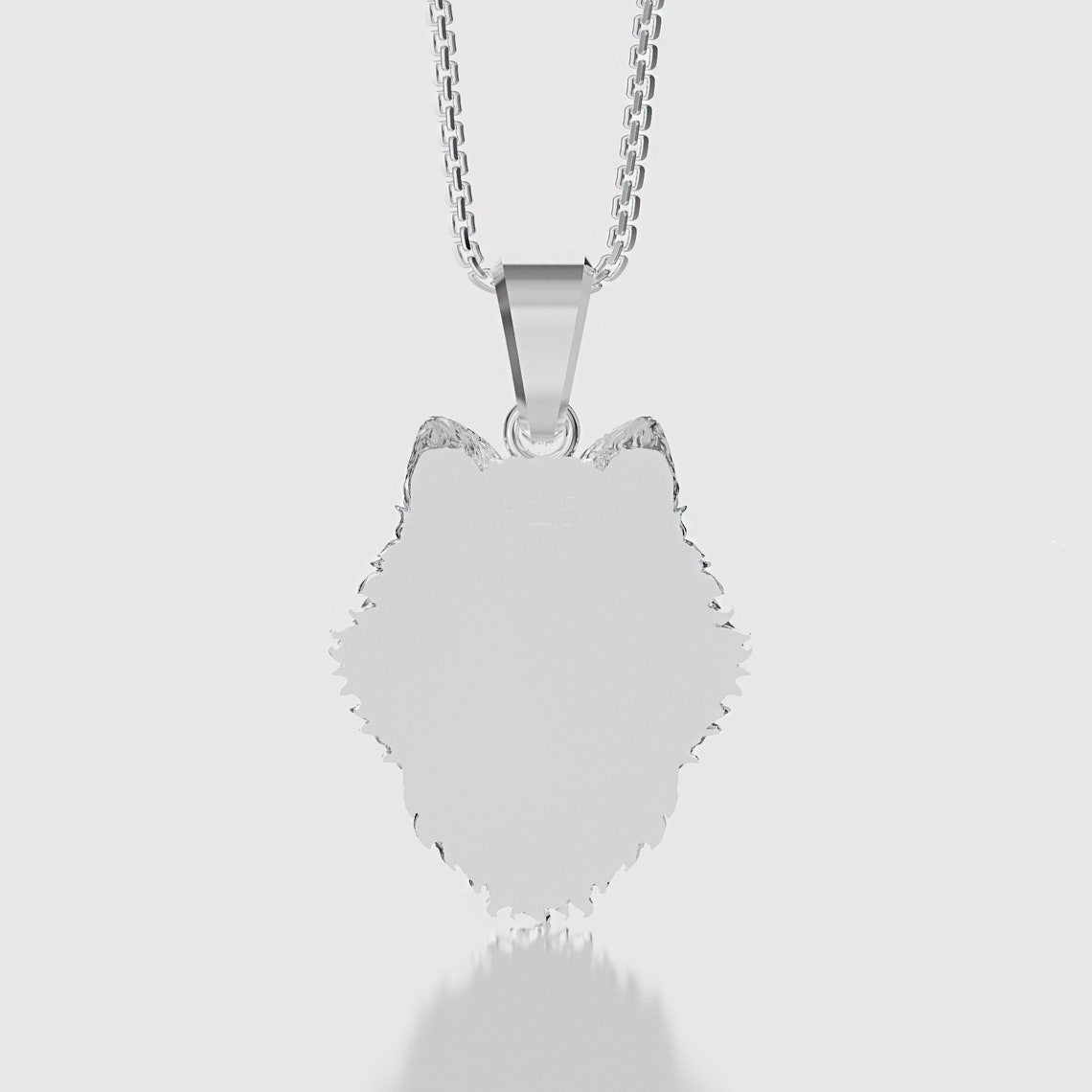 Wolf Silver Wolf Pendant Wolf Jewelry Men's Wolf - Etsy