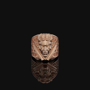Oni Demon Ring, Silver Demon, Oriental Ring, Mythical Ring, Unique ...
