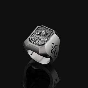 St Joseph Ring Religious Accessory Christian Jewelry Catholic Sterling ...