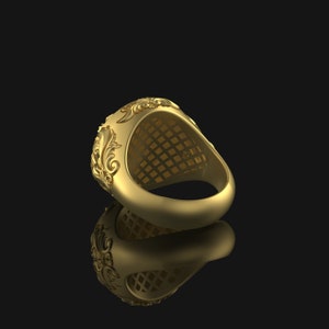 Silver Religious Cathedralic Symbol Ring - Christianity Jewelry ...