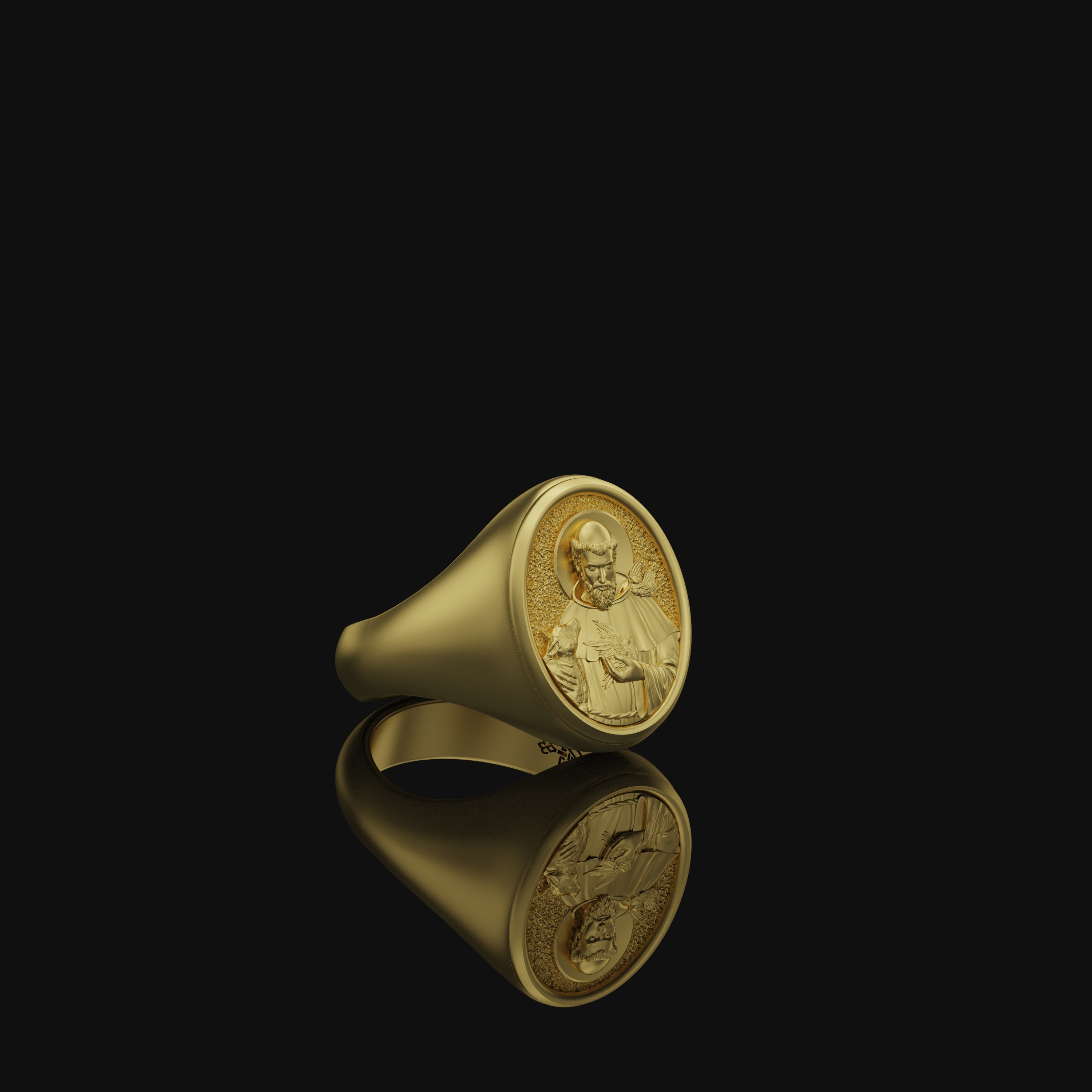 St Francis Ring Religious Accessory Christian Jewelry Gift for - Etsy