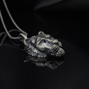Silver Lioness Necklace Womens Animal Pendant Birthday Gift - Etsy