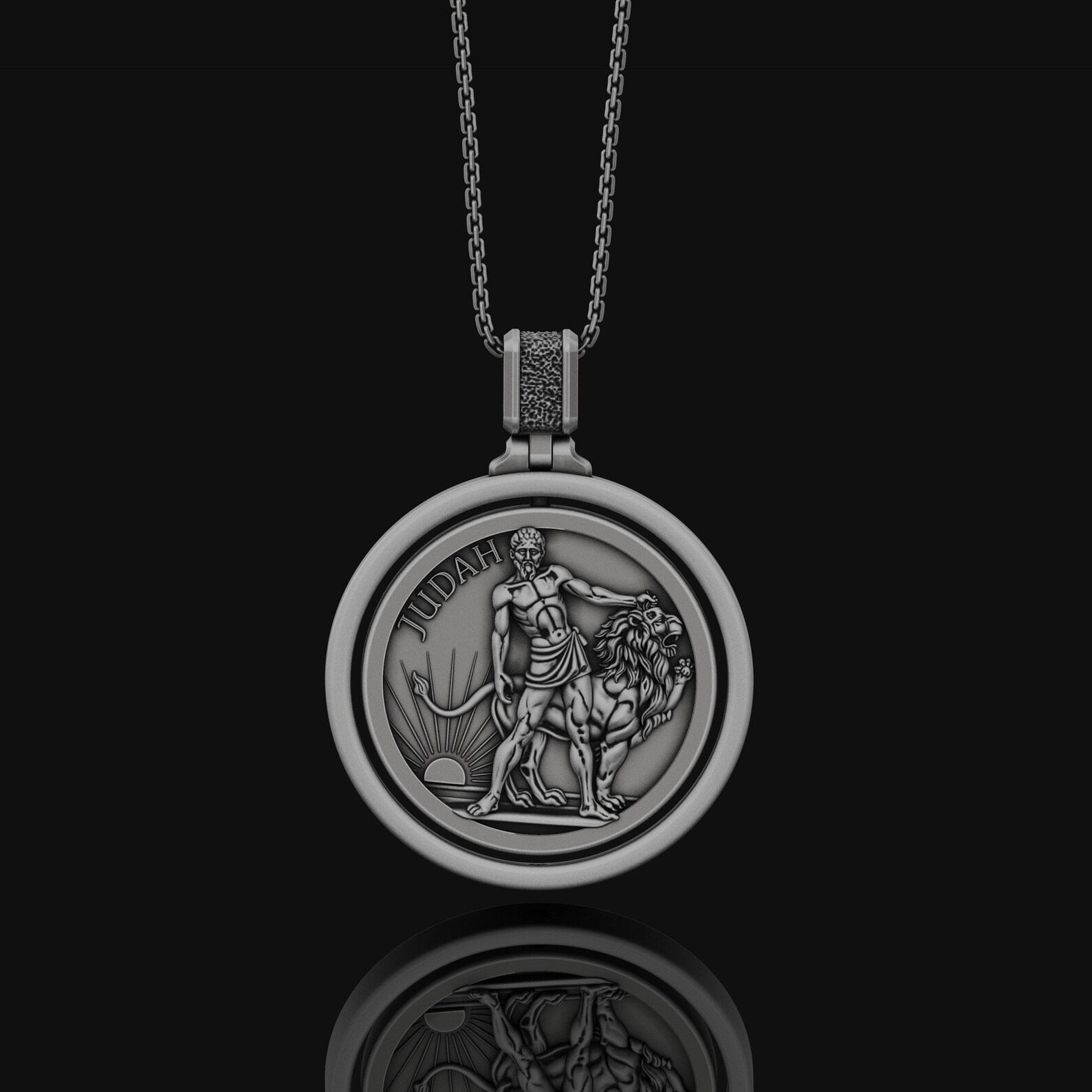 Lion of Judah, Kingdom of Judah, Jerusalem Emblem, Christian Necklace ...